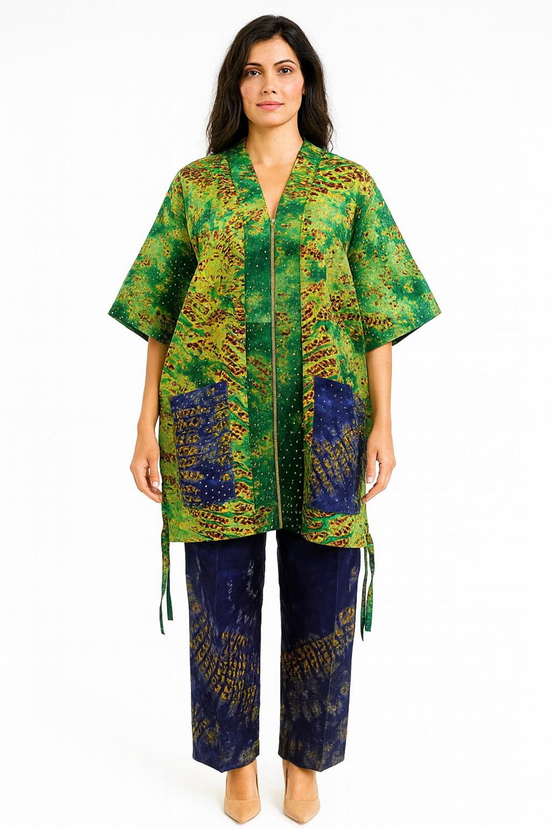Jazron 2 Pieces Kampala Top and Pant With 2 Different Materials With ...