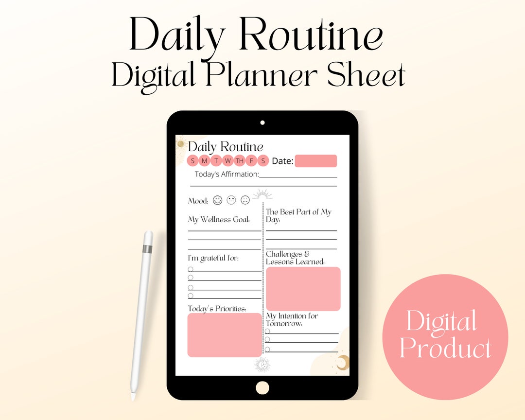 Daily Routine, Routine Planner, Routine Checklist, Routine Chart, Daily ...