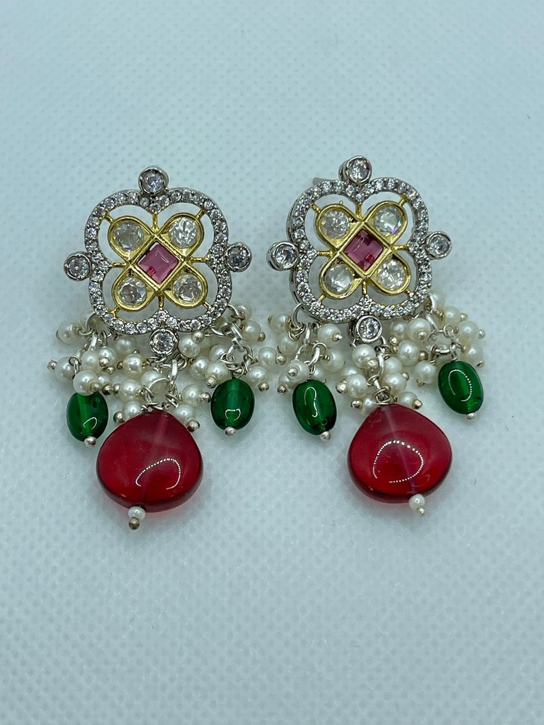 Sabyasachi Inspired Victorian Finish Choker Set With Kundan, American ...