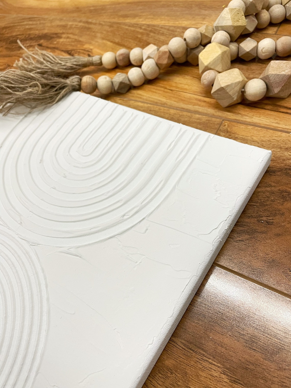 HALF MOON Textured Plaster Wall Art Minimalist Art White - Etsy