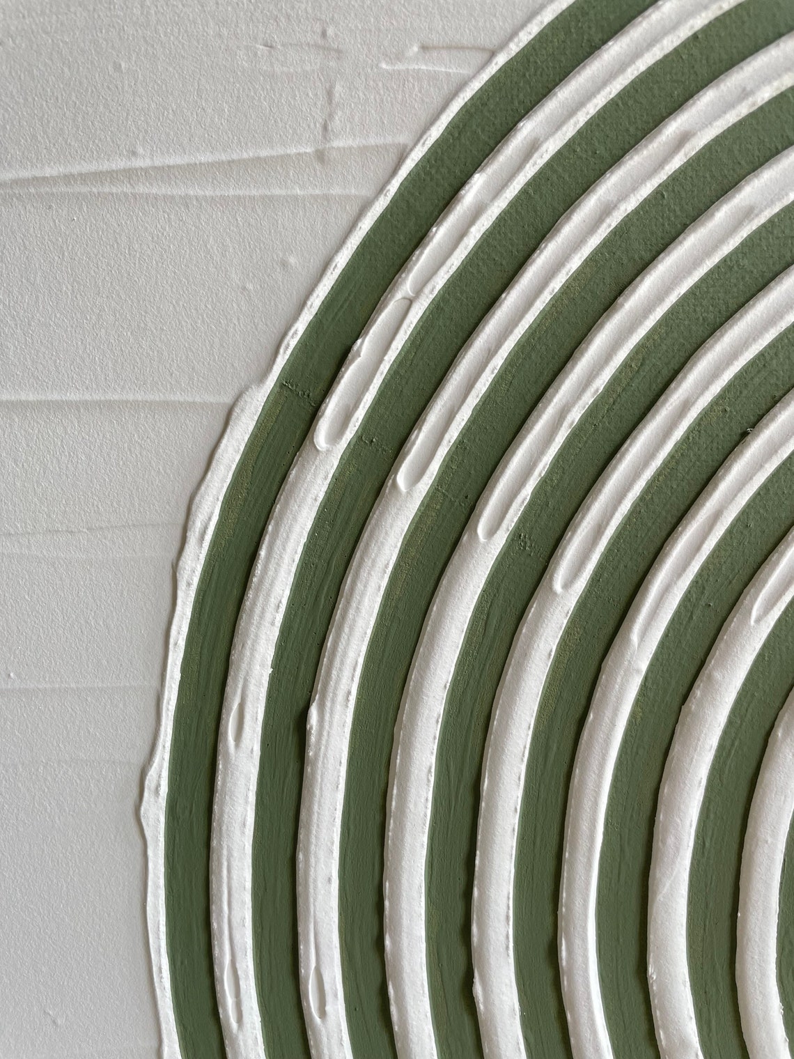 HALF MOON Duo 16x20 Large Textured Plaster Wall Art | Etsy