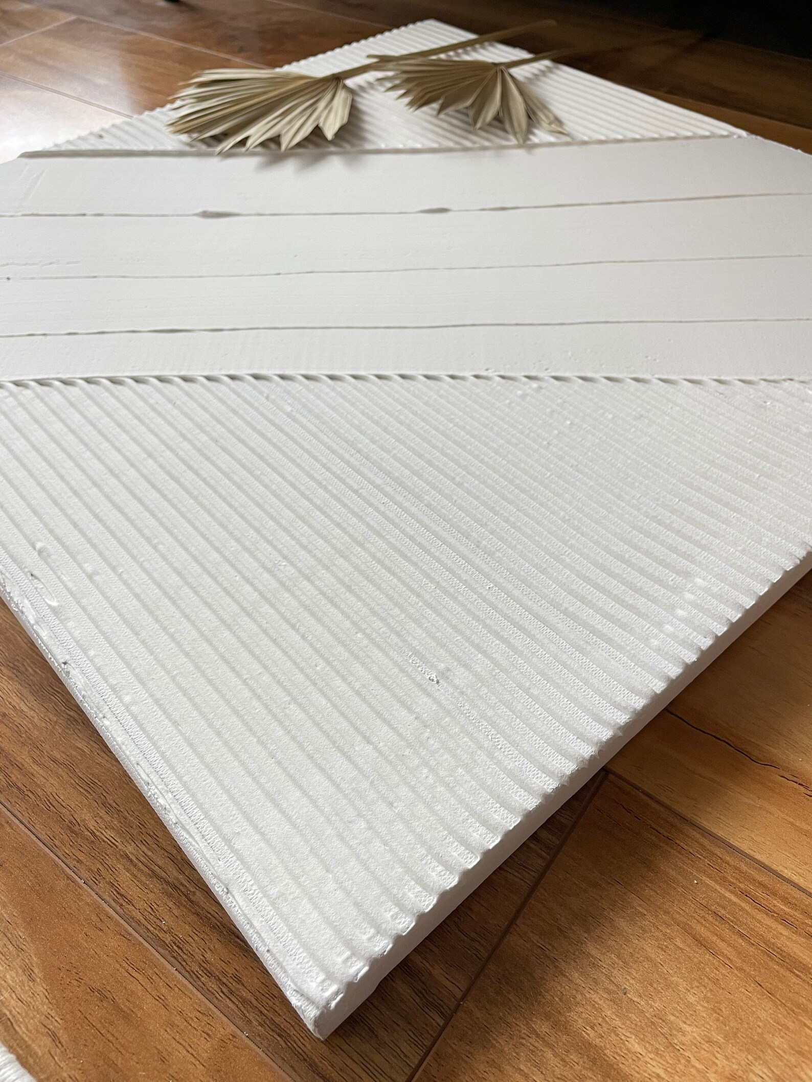 LINEAR 20x20 Textured Plaster Wall Art Minimalist Art - Etsy