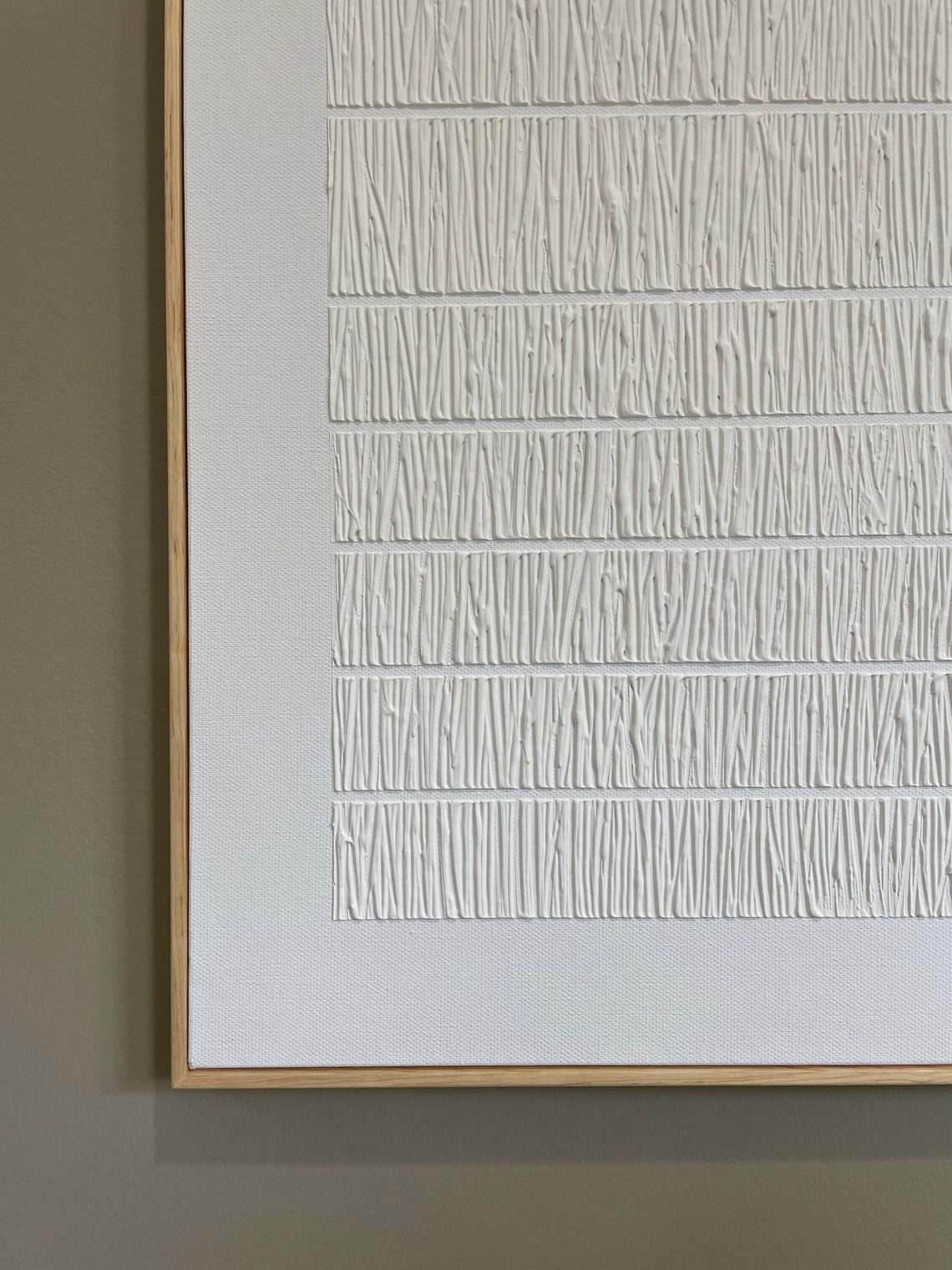 BETWEEN the LINES Collection 30”x40” |textured Plaster Wall Art ...