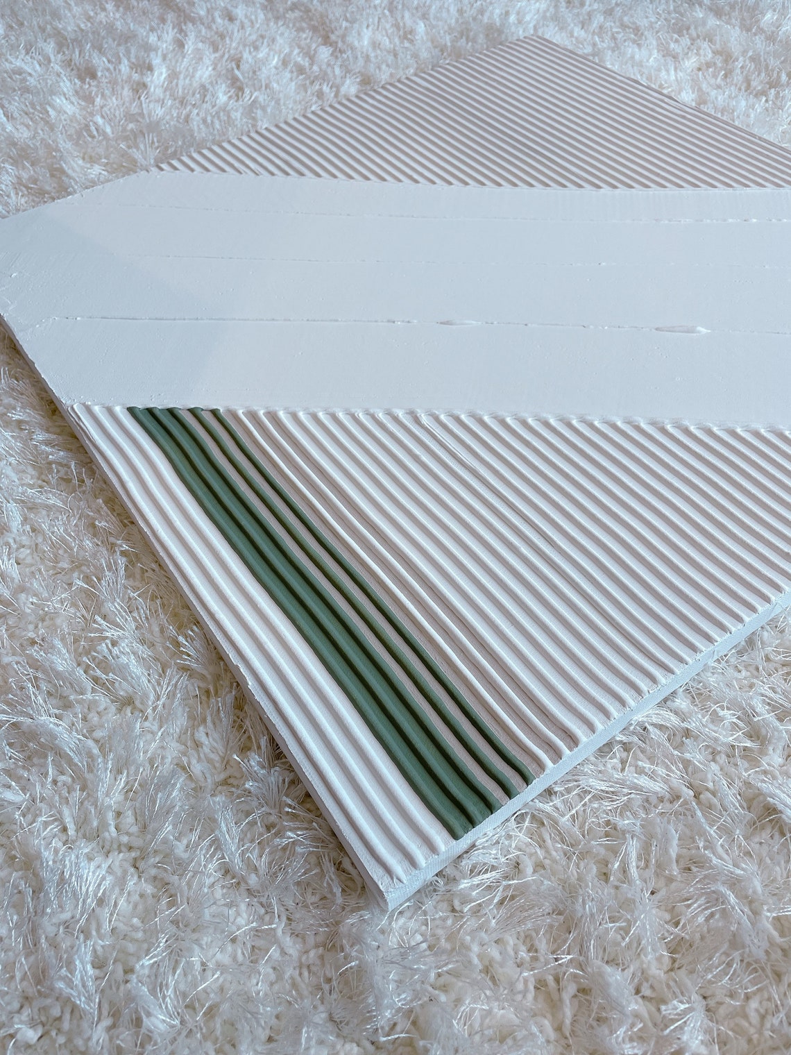 LINEAR 20x20 Textured Plaster Wall Art Minimalist Art - Etsy