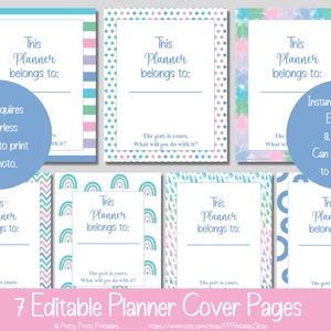 Binder Covers, Backs, Spines and Inside Cover Pages - Printable ...