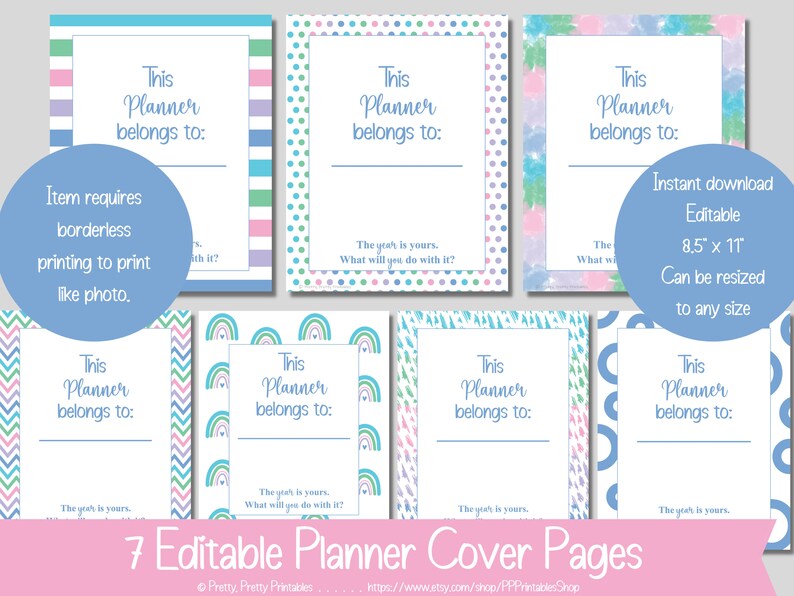 Binder Covers, Backs, Spines and Inside Cover Pages - Printable ...