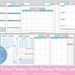 Undated Student Planner Pack Printable & Editable Annual-monthly-weekly ...