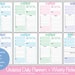 Undated Student Planner Pack - Printable & Editable - Annual-monthly ...