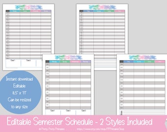To Do List Printable & Editable Watercolor Banner 2 Styles Instant ...