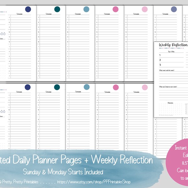 Polka Dot Planner - Etsy