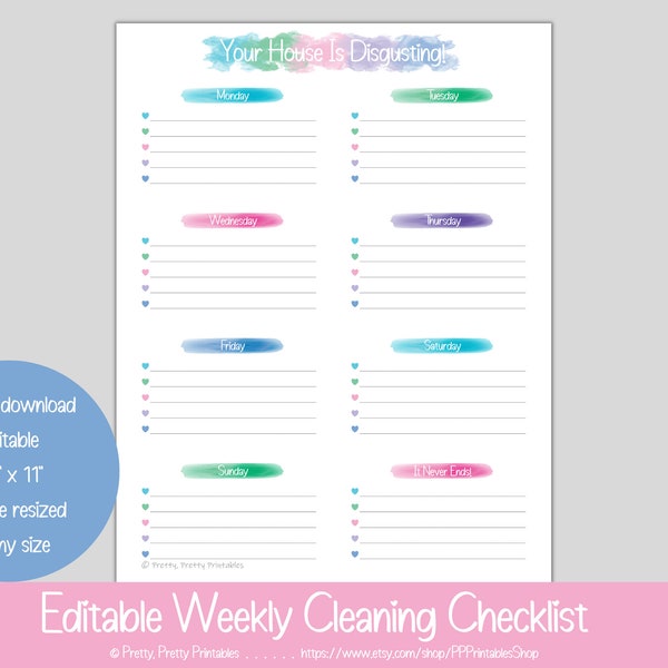 Funny Checklist - Etsy
