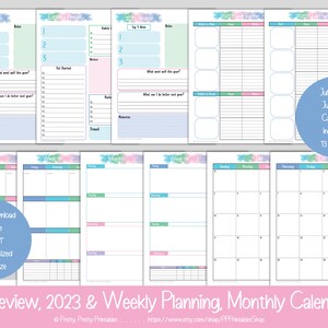 2022-2023 Student Planner Pack Printable & Editable - Etsy