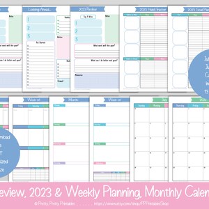2022-2023 Student Planner Pack Printable & Editable - Etsy