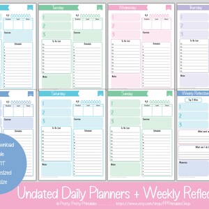 2022-2023 Student Planner Pack Printable & Editable - Etsy