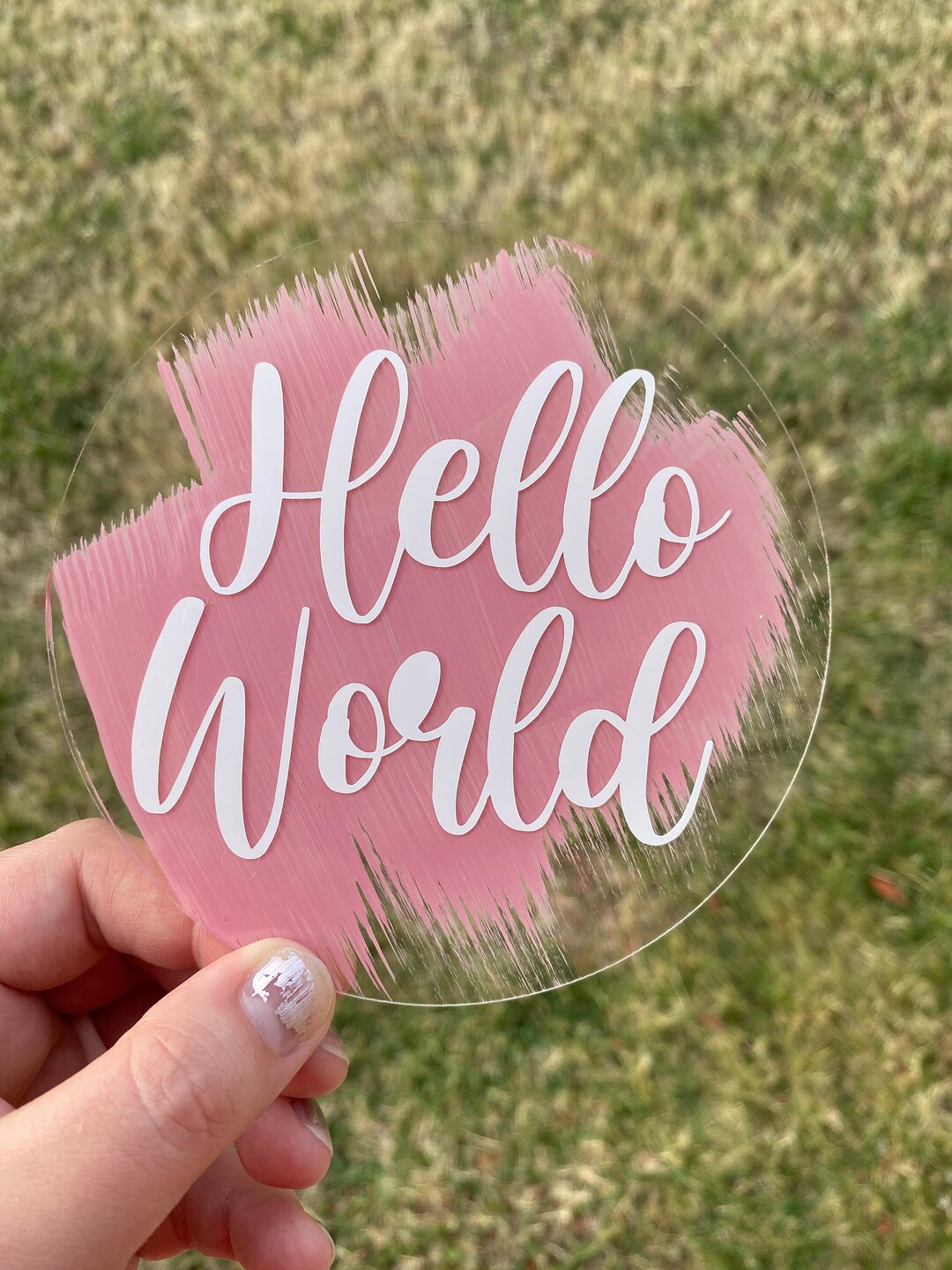 Acrylic Milestone Markers - Etsy