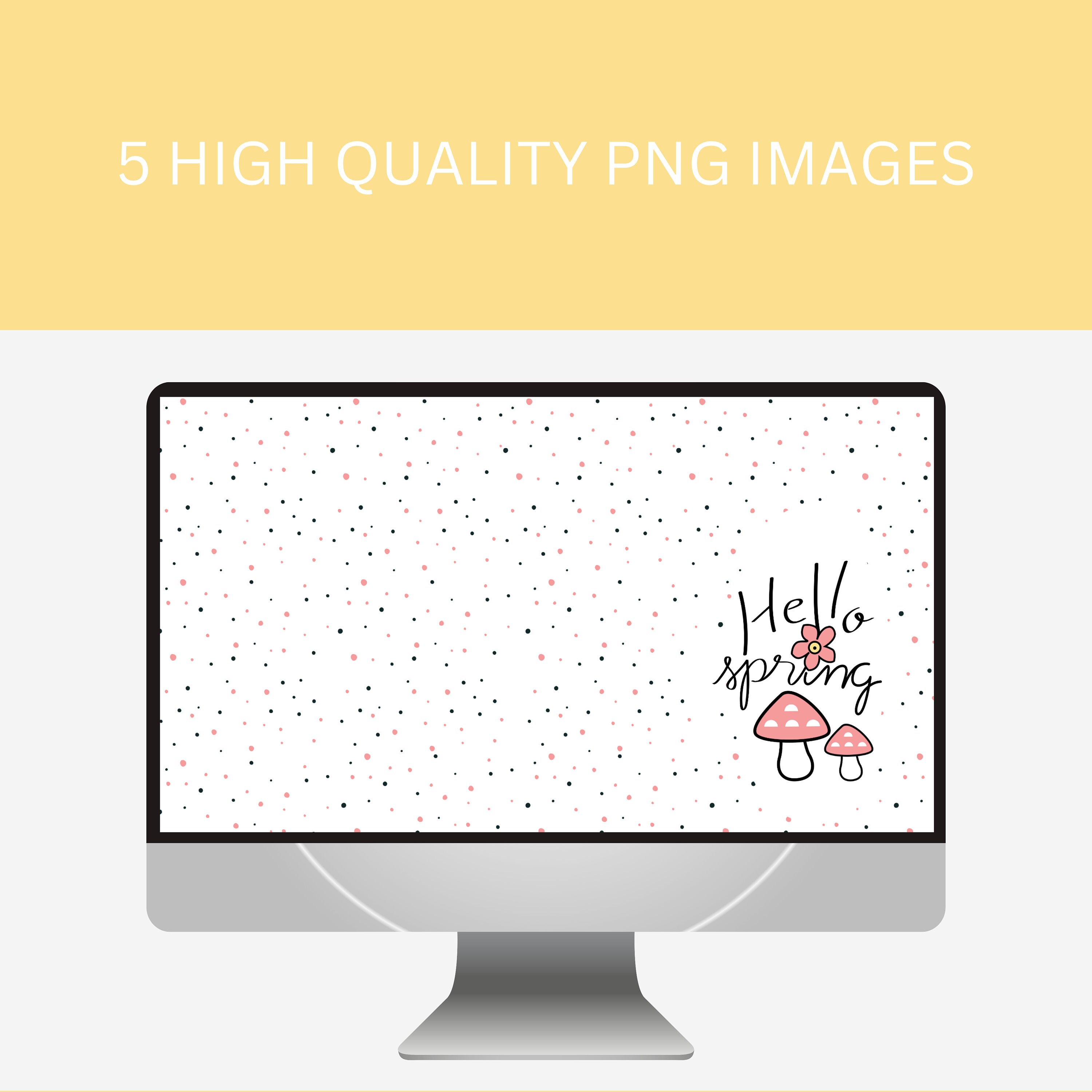 Spring Desktop Wallpaper Background | 5 Pack Bundle| Spring Computer ...