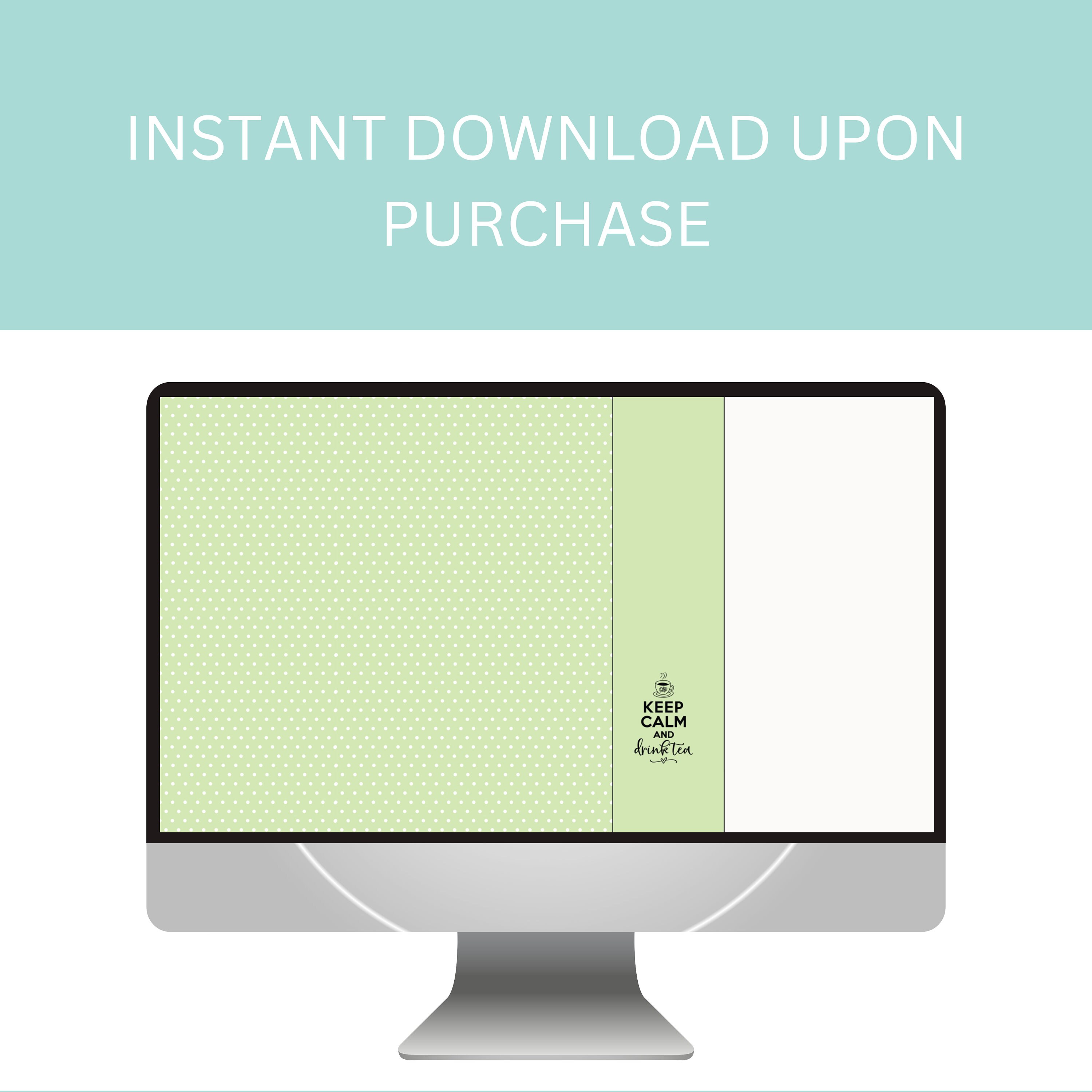 Spring Tea Time Desktop Wallpaper Background 5 Pack Bundle Cup of Tea ...