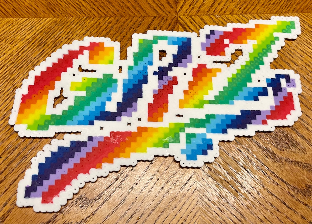 Griz Rainbow Stripe Perler - Etsy