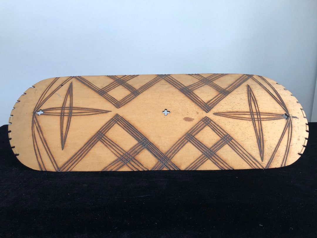 African uganda Vintage Tribal Wood Shield Harp,african String ...