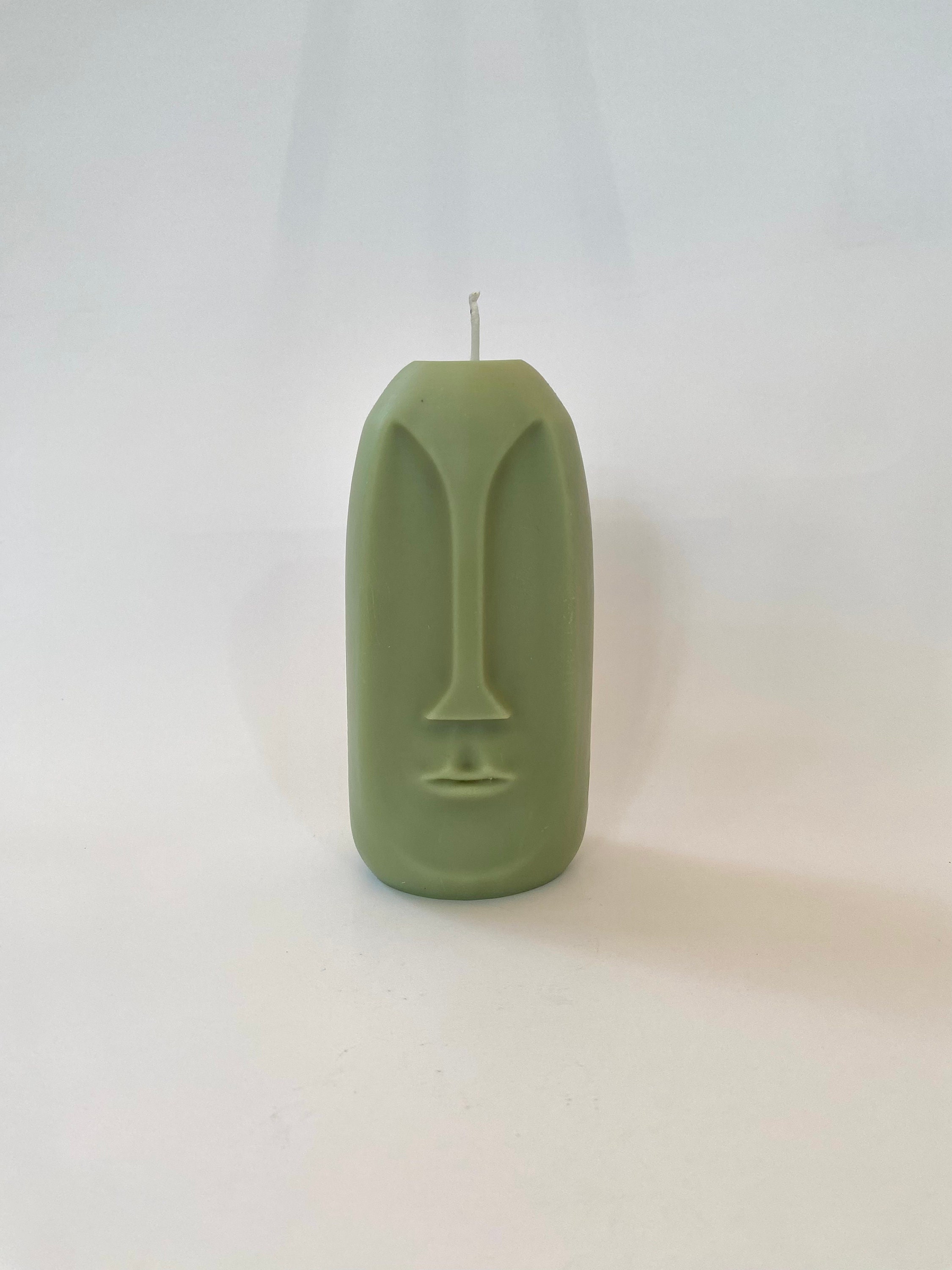 Face Candle Abstract - Etsy