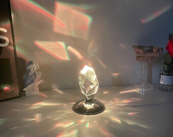 Crystal Night Light | Etsy