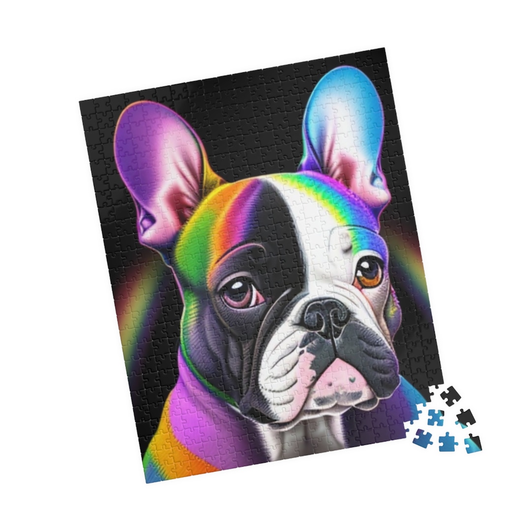 Rainbow Collection Jigsaw Puzzle French Bulldog 110, 252, 520, 1014 ...