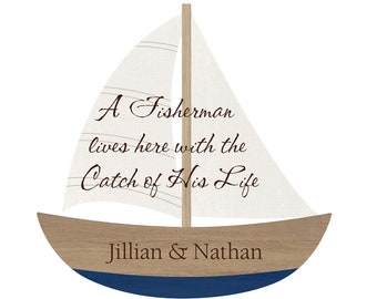 Sailboat Shaped Sign - Etsy