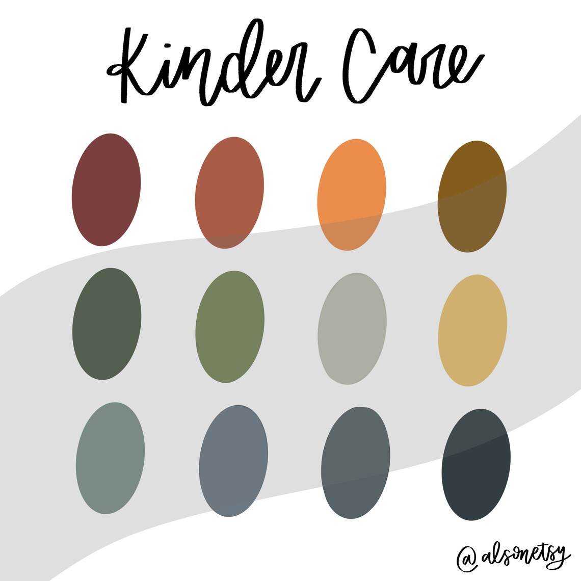 Kinder Care Color Palette - Etsy