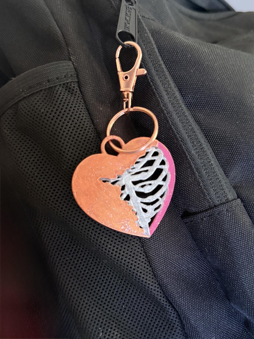Omar Courtz Heart Chain Keychain - Etsy