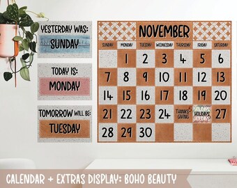 Boho Rainbow Classroom Rules Posters Modern Boho Rainbow - Etsy