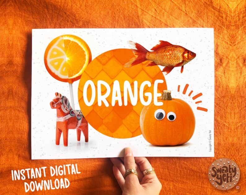 Printable Colour Posters for Preschool Kindergarten Classroom ...