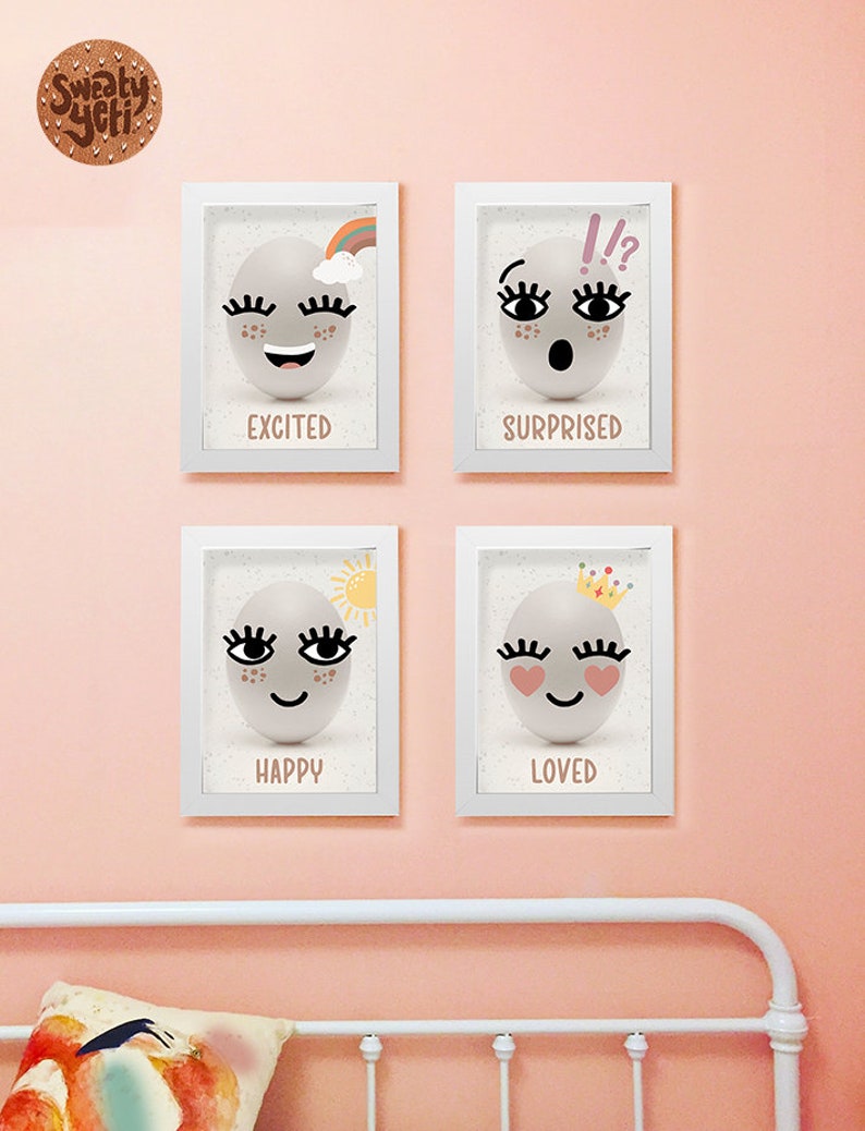 Emotions Flash Cards - Printable PDF Emotions and Feelings Posters for ...