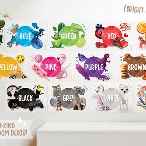 Printable Colour Posters for Preschool Kindergarten Classroom ...