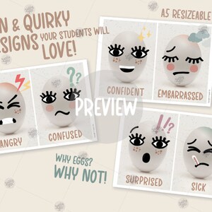 Emotions Flash Cards - Printable PDF Emotions and Feelings Posters for ...