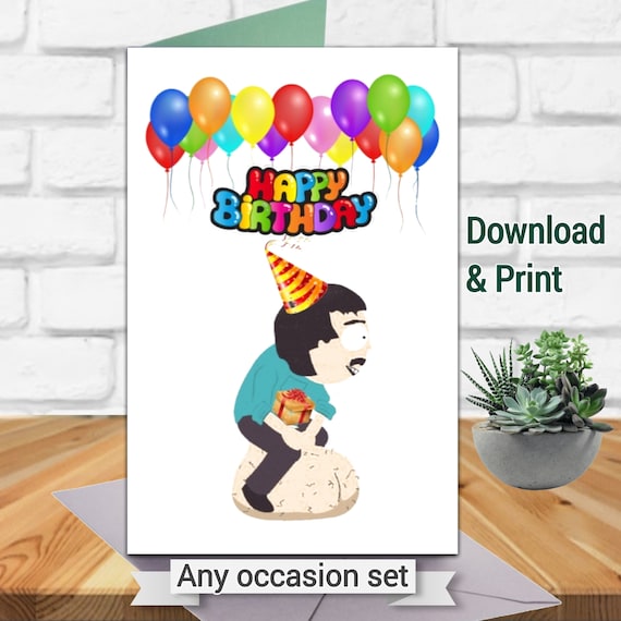South Park Happy Birthday Card