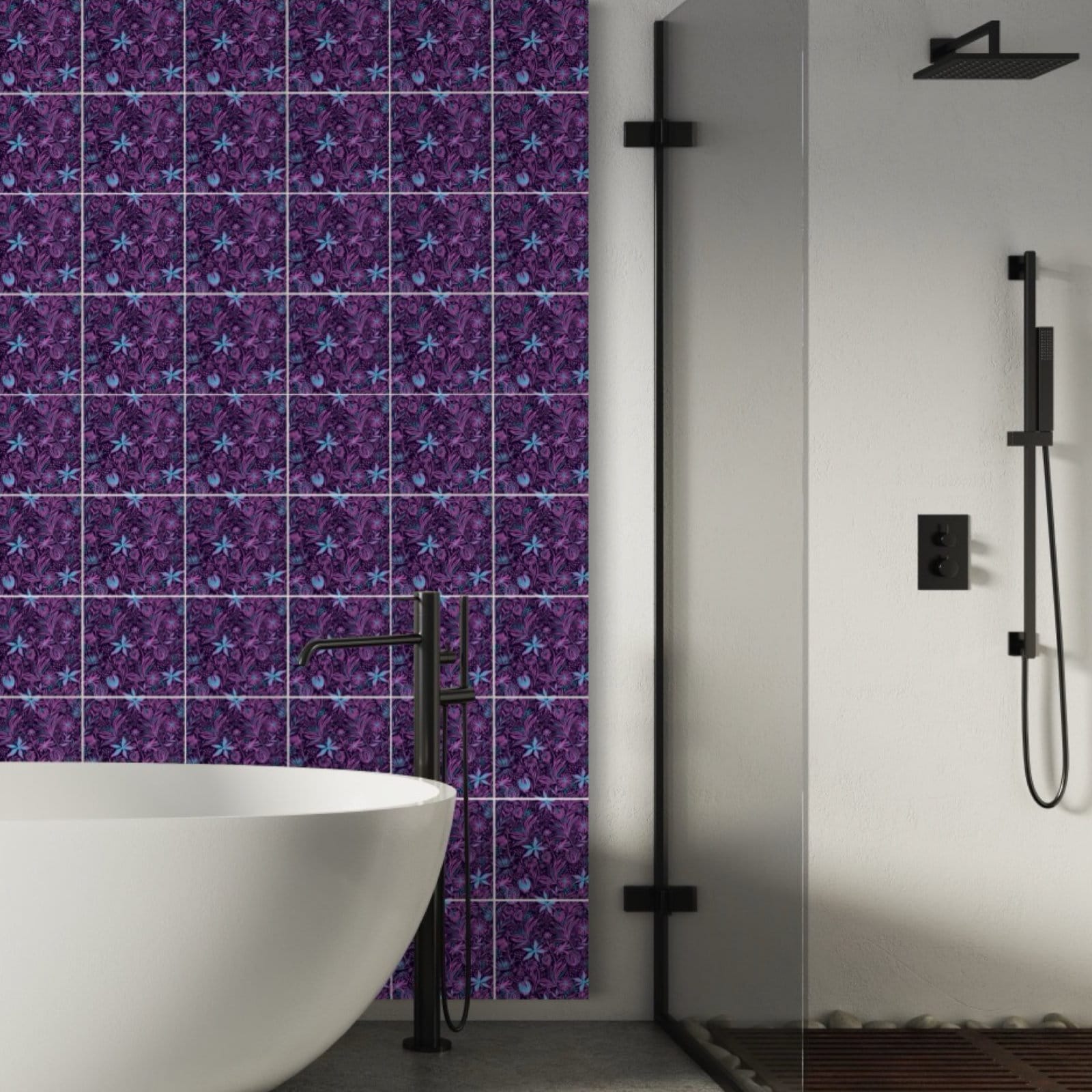 Epoxy Wall Tiles 6"x6" Handmade Epoxy Tile 8x Tiles per Box • MODEL ...