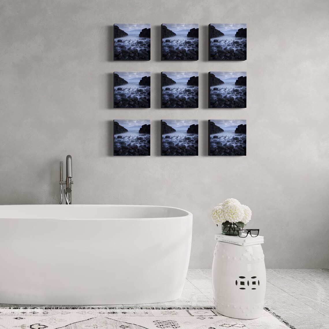 Backsplash Ceramic Wall Tiles • Mural Tile Art Ceramic Backsplash Wall ...