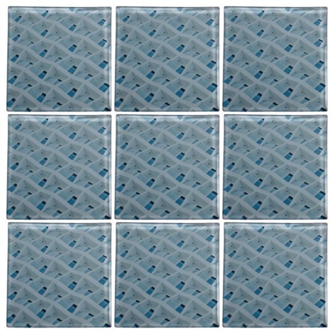 4"x4" Wall Gallery Epoxy Tile Art • Mosaic Backsplash Ceramic Wall ...