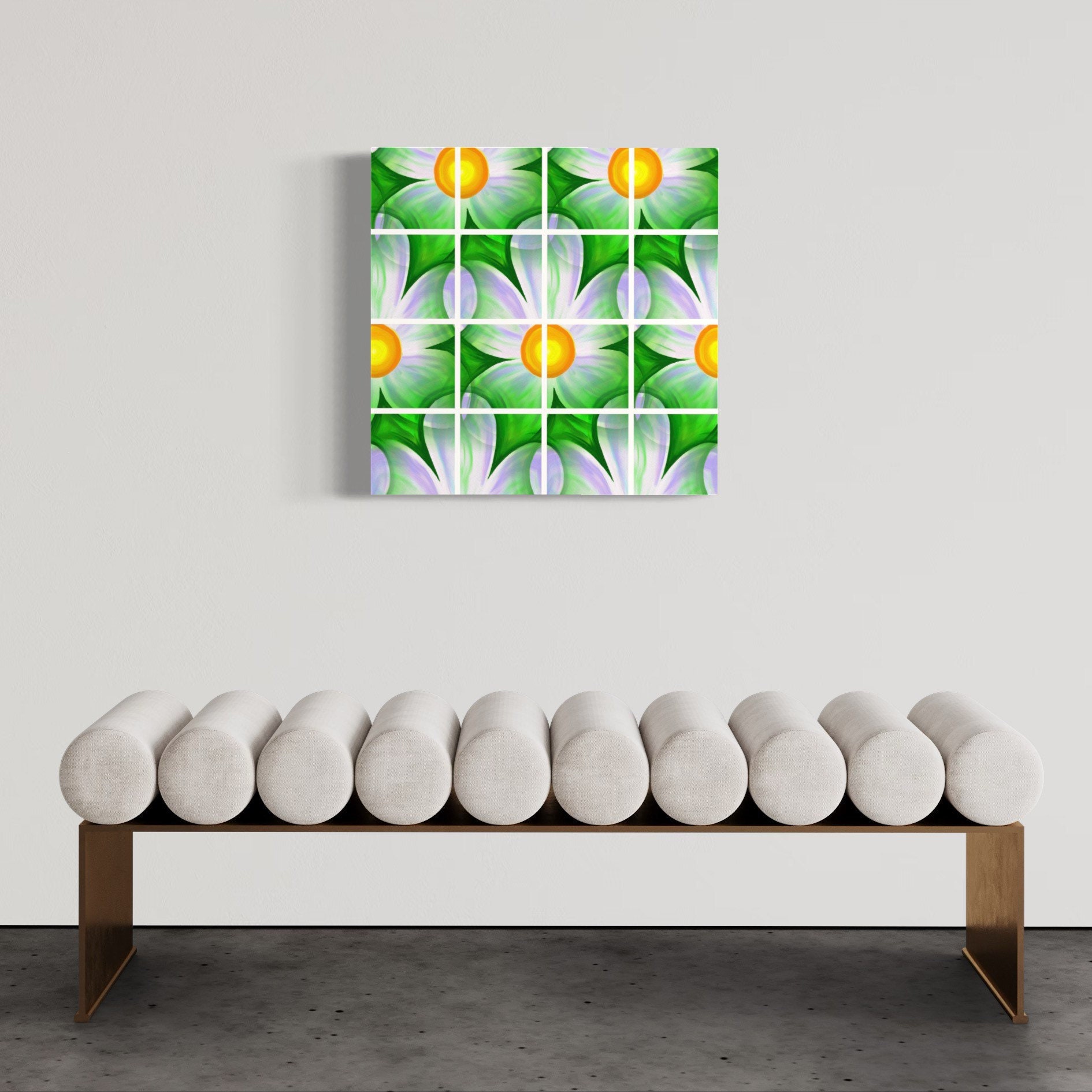 24x 24 Abstract Tile Mural Original 6 Tiles - Etsy Canada
