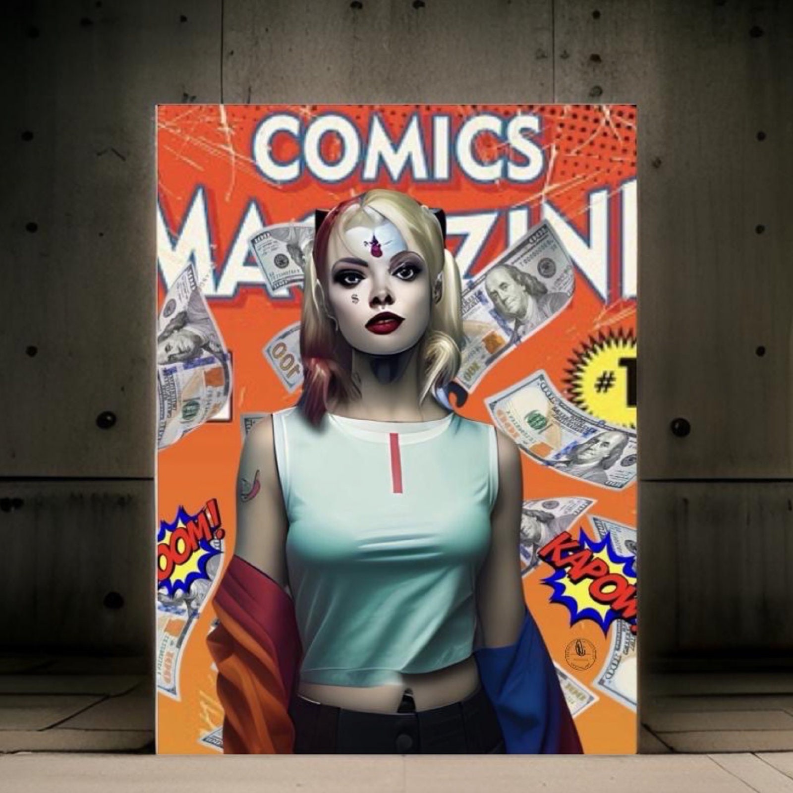 Original Metal Wall Art 18”x 24” - COMIC TAYLOR by Mickey Crystal ...