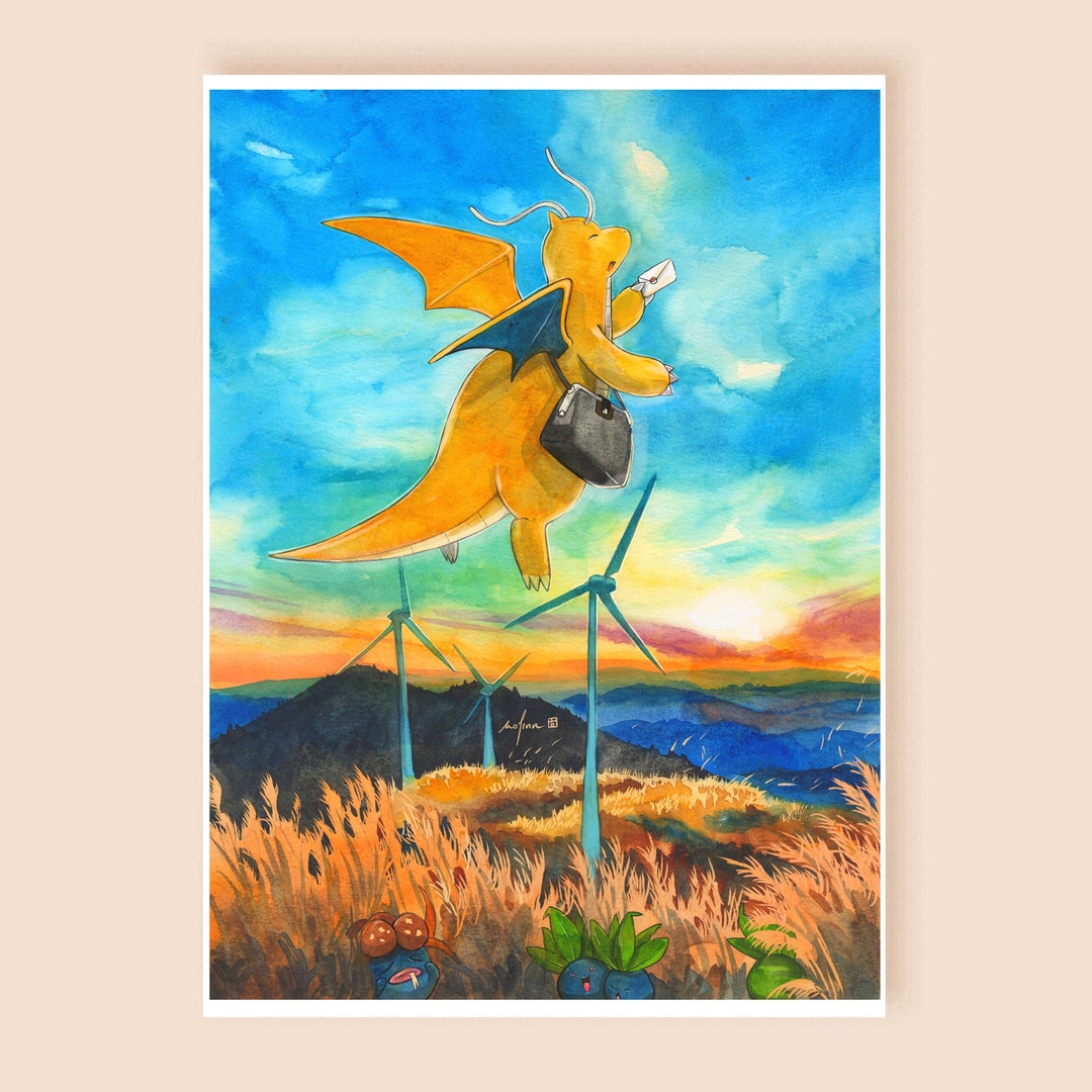 Mailman Dragonite - Etsy