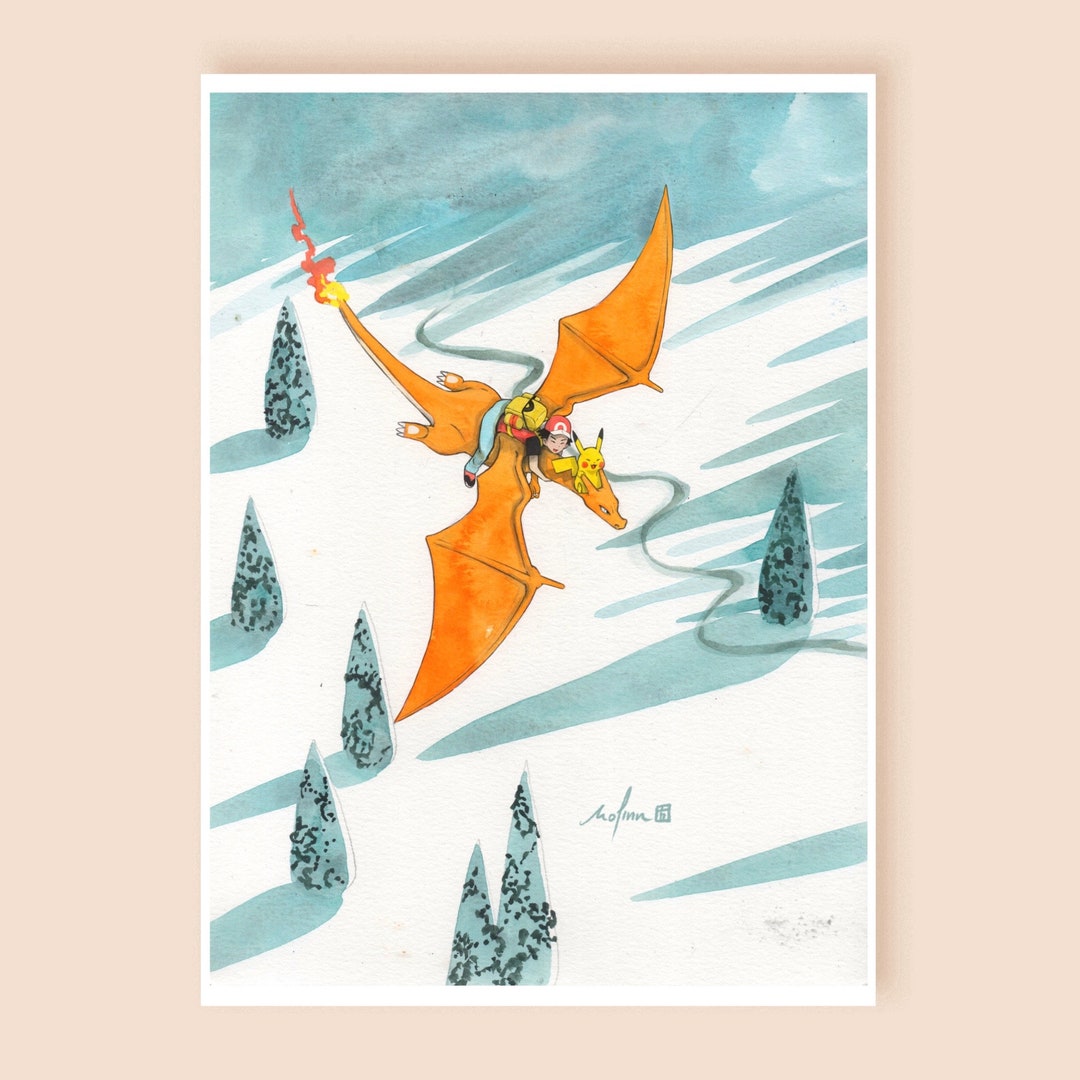 Charizard First Flight - Etsy