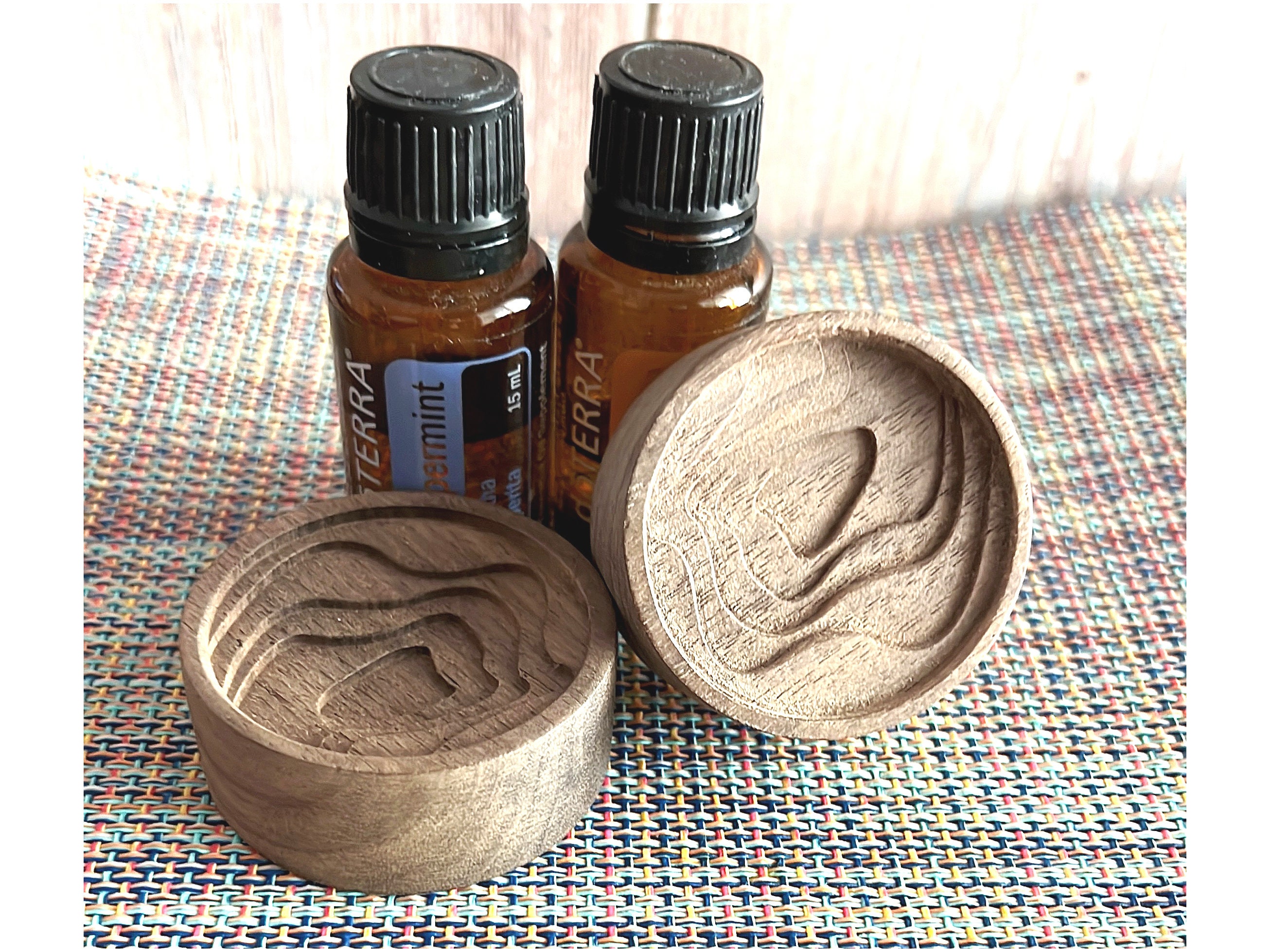 Wood Essential Oil Diffuser Natural Wood Diffuser Car - Etsy