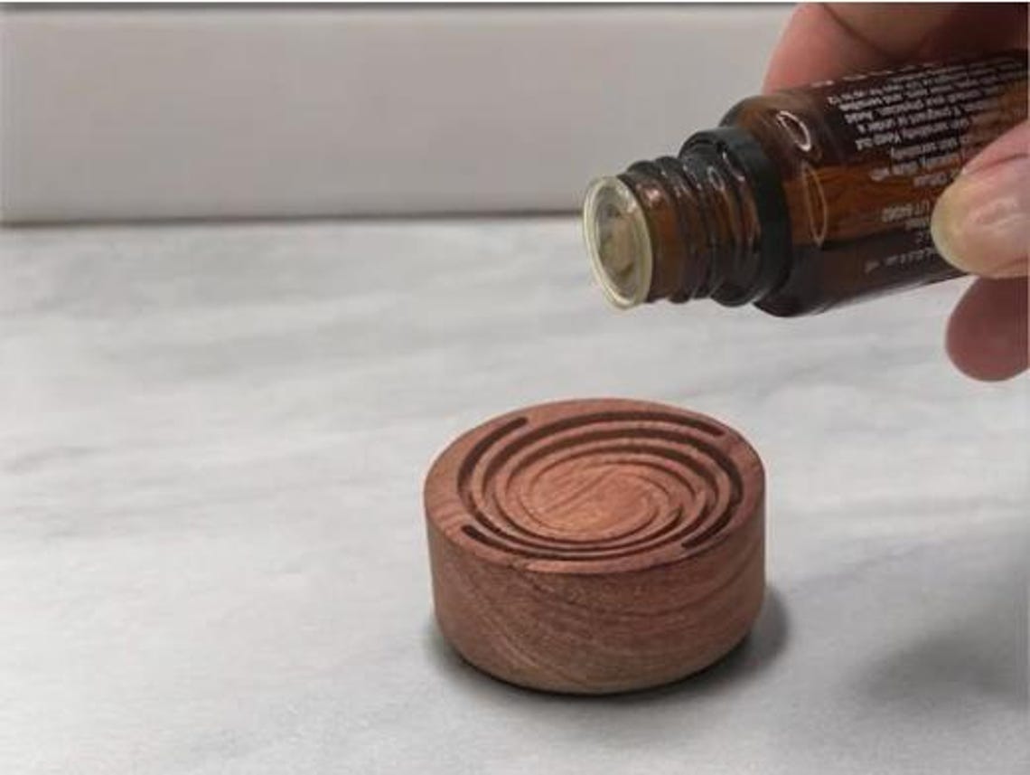 Wooden Essential Oil Diffuser for Desk, Wood Reed Diffuser, Car ...
