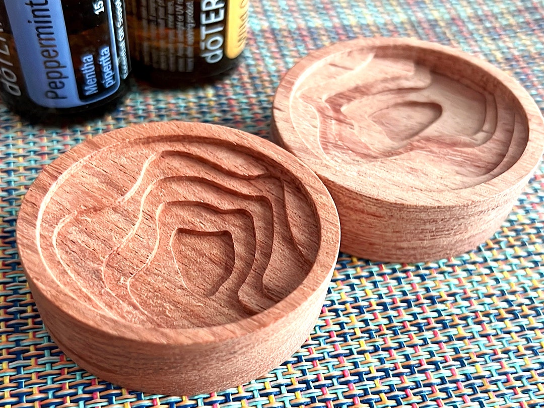 Wooden Essential Oil Diffuser for Desk, Wood Reed Diffuser, Car ...