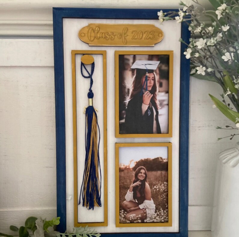 Graduation Double Picture Frame - Etsy