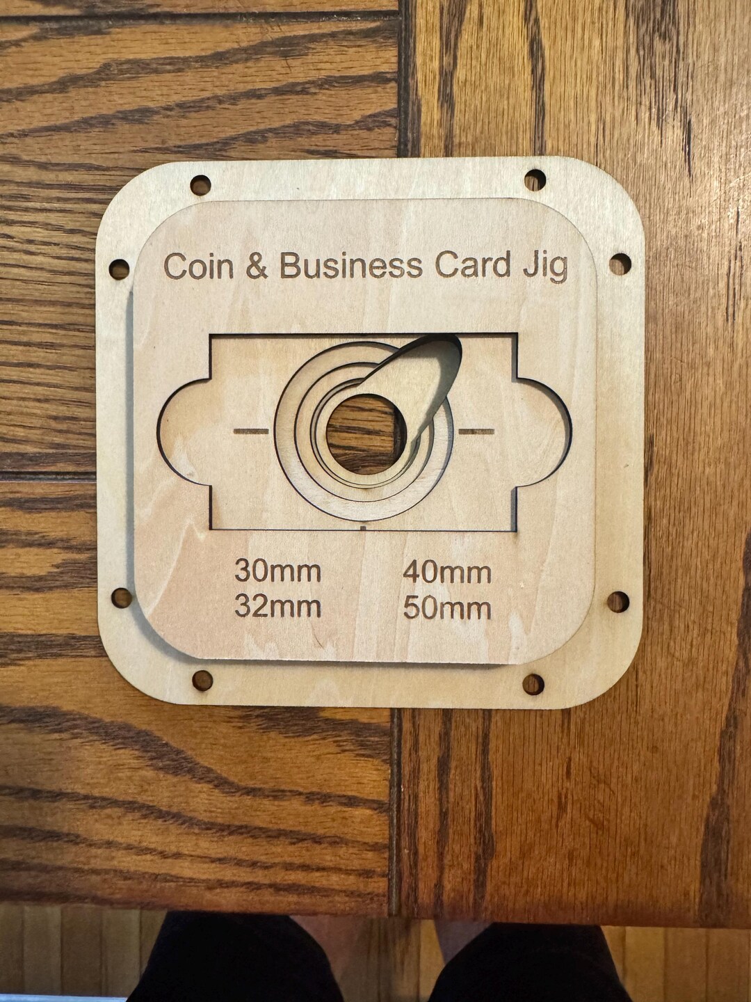 Challenge Coin & Business Card Jig - Etsy