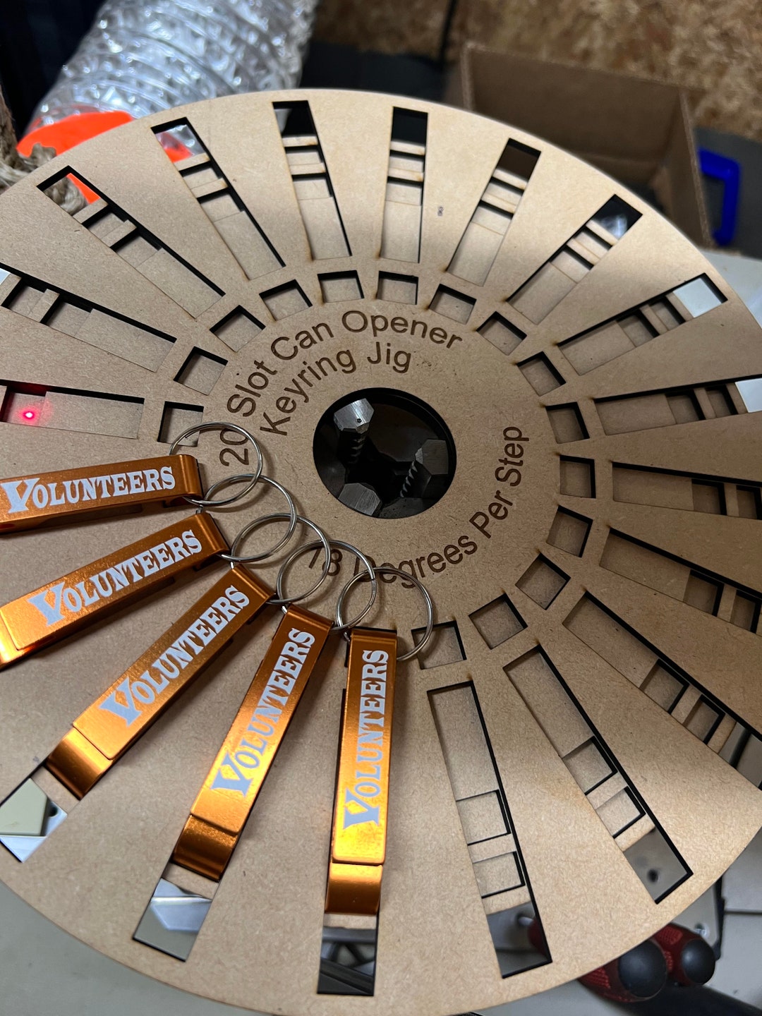 20 Slot Bottle Opener Keychain Jig - Etsy