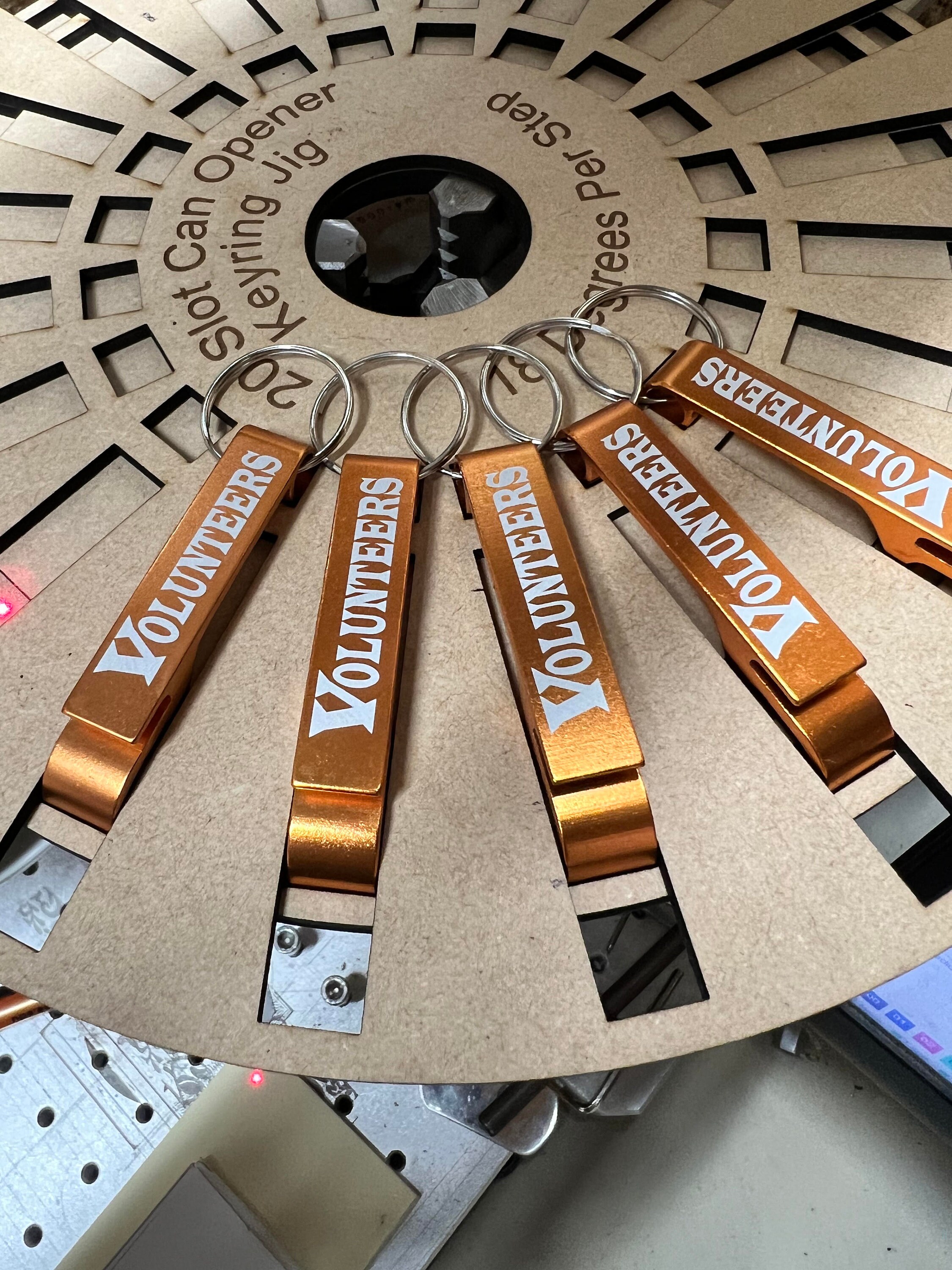 20 Slot Bottle Opener Keychain Jig - Etsy