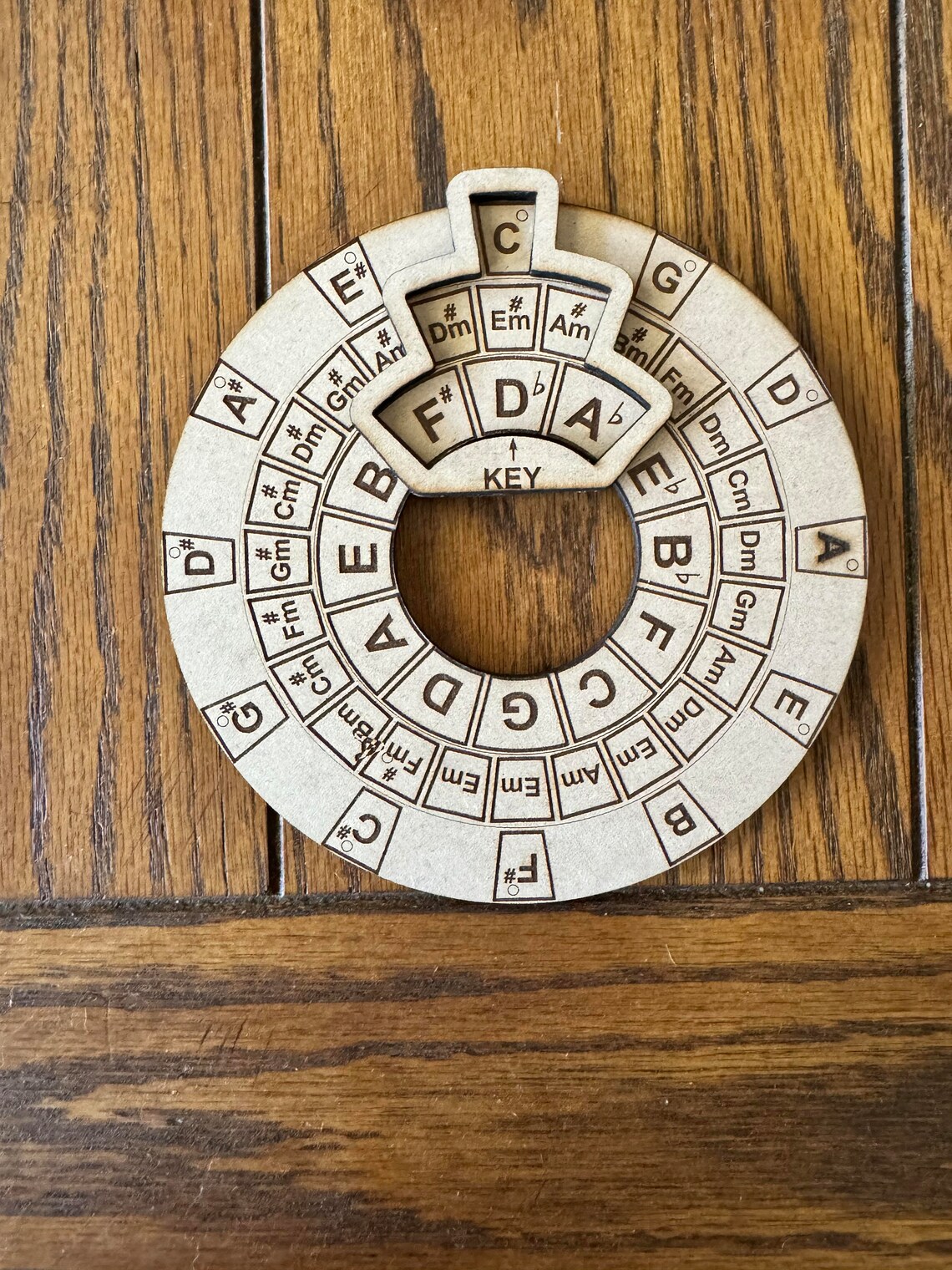 Musical Chord Wheel - 6 Inches/150mm - Etsy